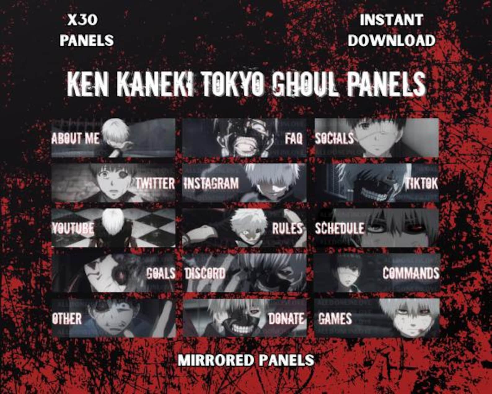 Ken Kaneki Tokyo Ghoul Anime Panels | Anime Panels | Ken Kaneki | Tokyo ...