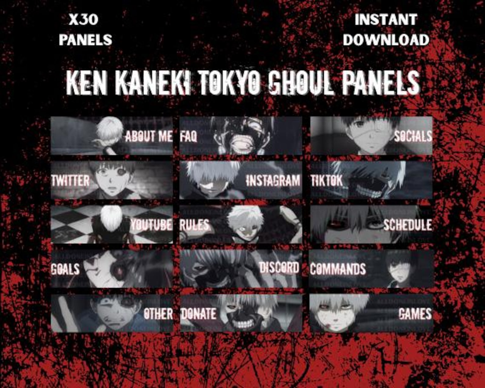 Ken Kaneki Tokyo Ghoul Anime Panels | Anime Panels | Ken Kaneki | Tokyo ...