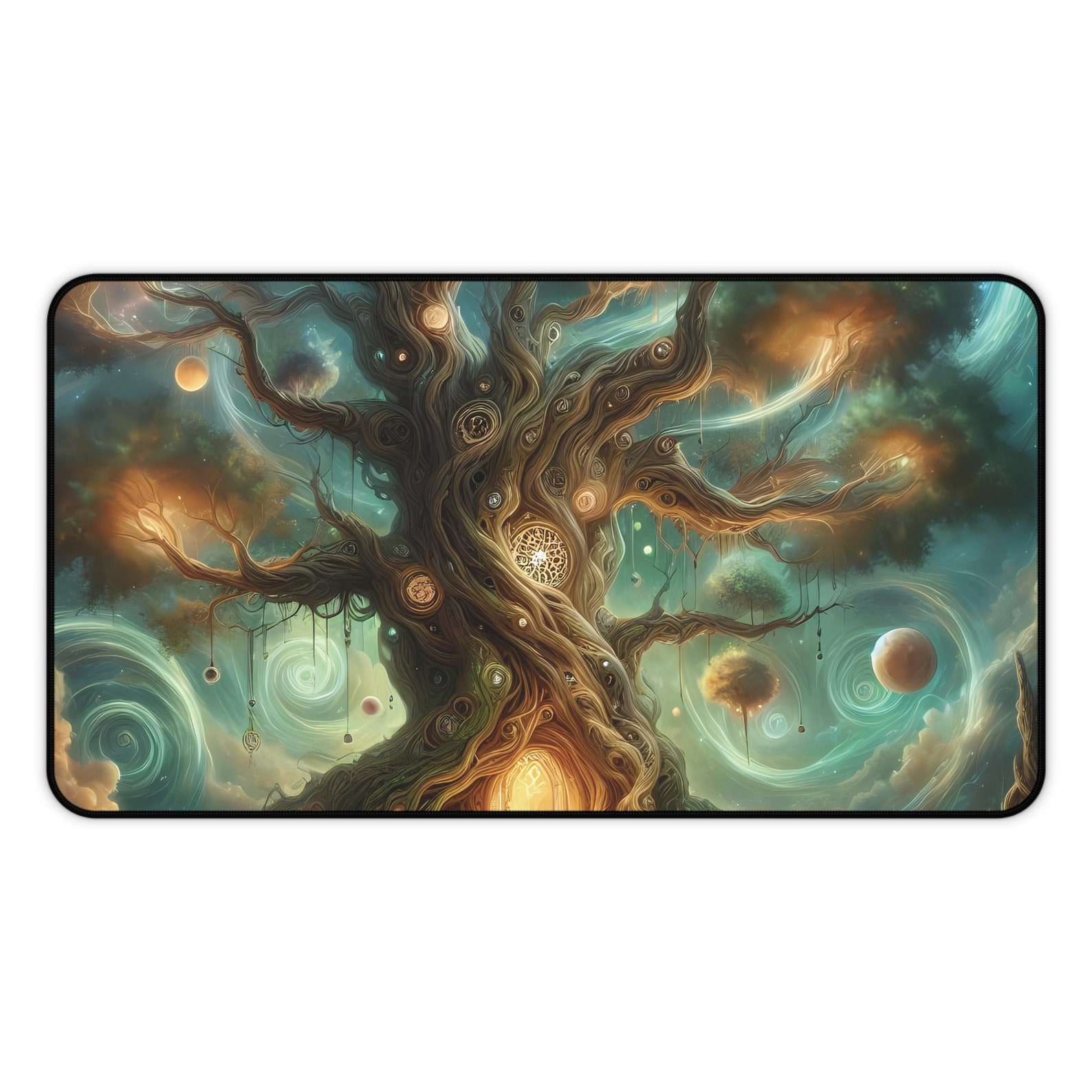 Enchanted Forest Fantasy Custom Desk Mat, Fantasy Non-slip Desk Mat ...