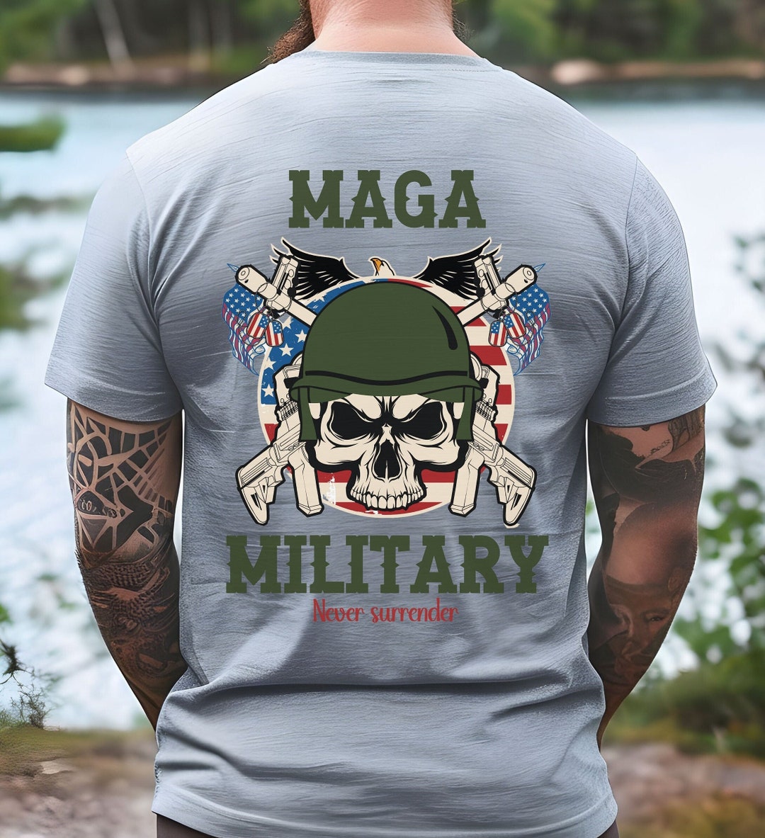 Trump Vance 2024 Maga Military Shirt,take America Back,military for ...