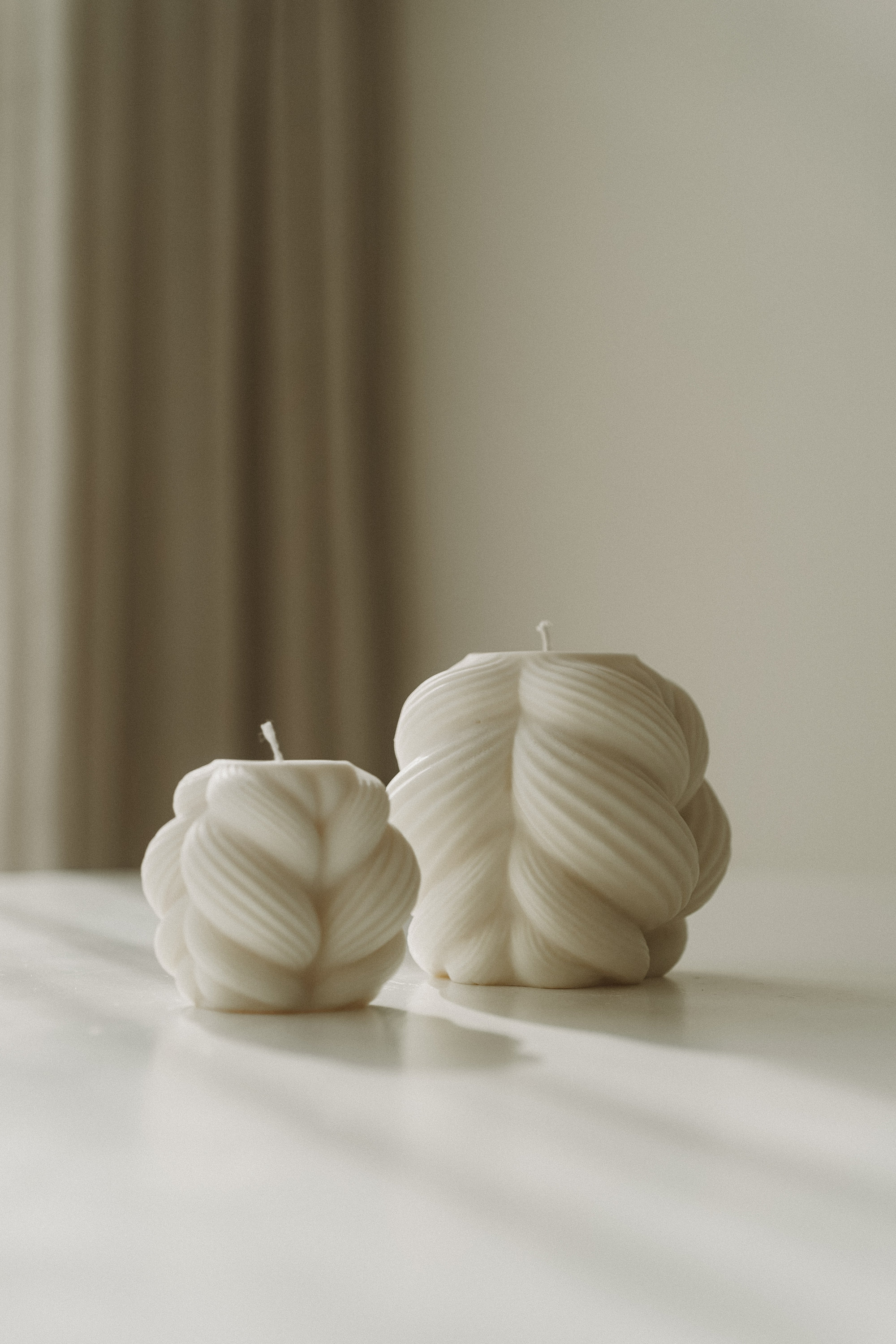 BRAID CANDLE flower Candle, Large Braid Candle Unique Home Decoration ...