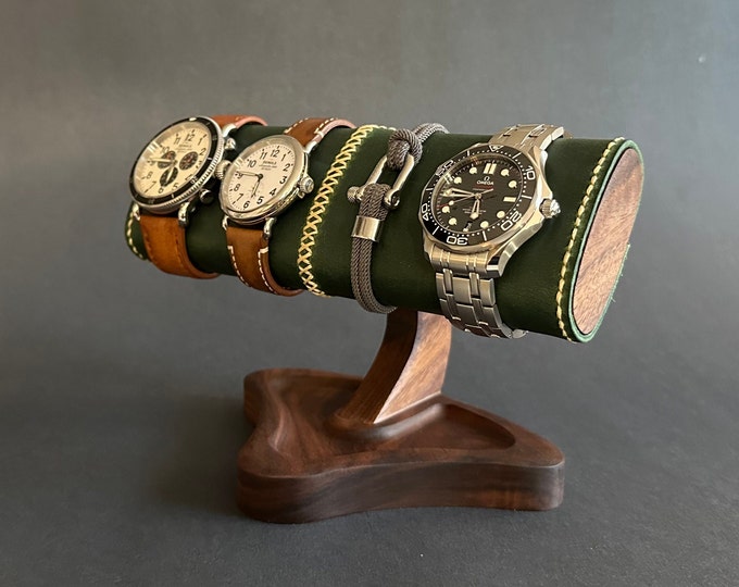 Watch Display Stand Wooden Watch Stand for Men Watch Holder Stand Watch ...