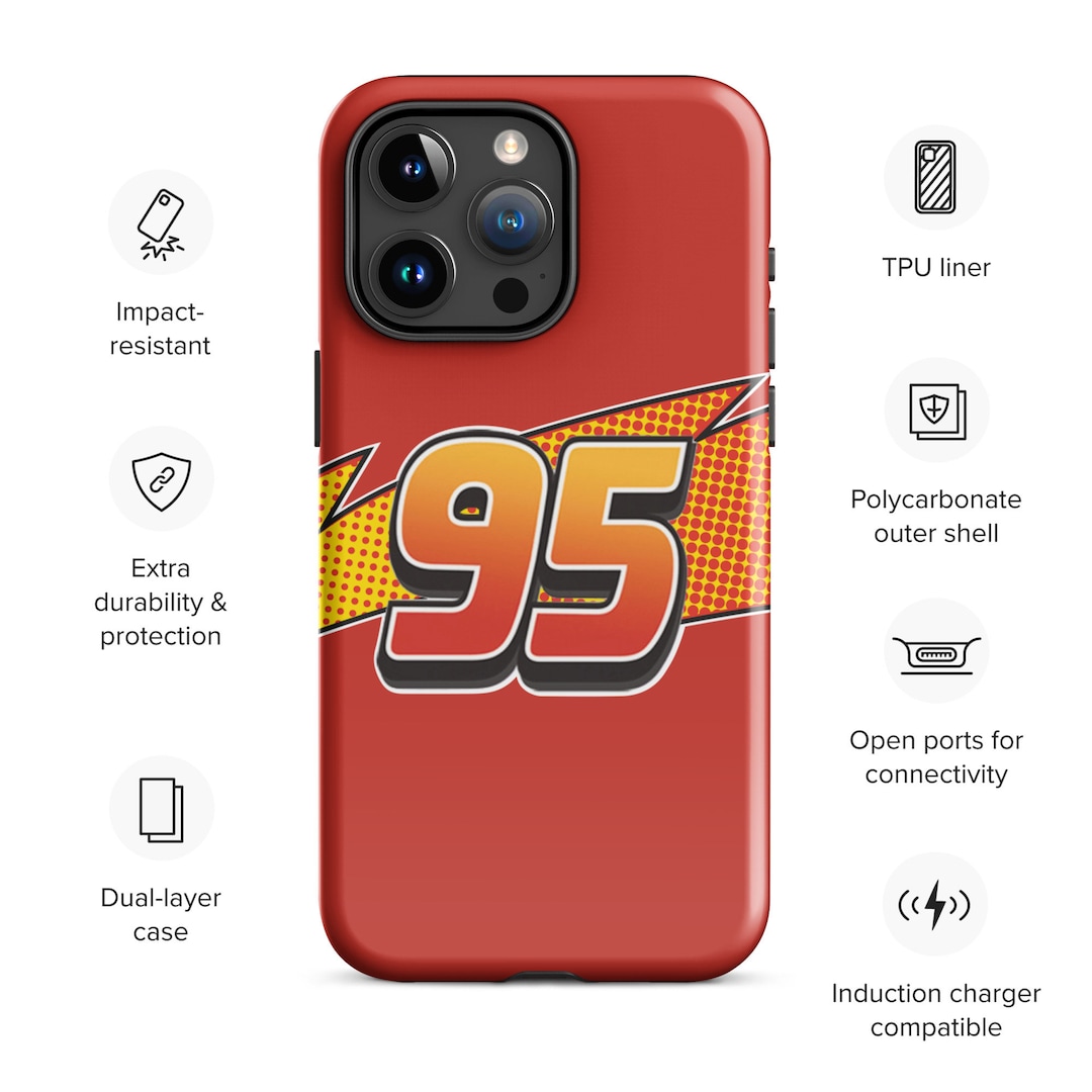 Lightning Mcqueen Cars Tough Case for Iphone® Disney Pixar - Etsy