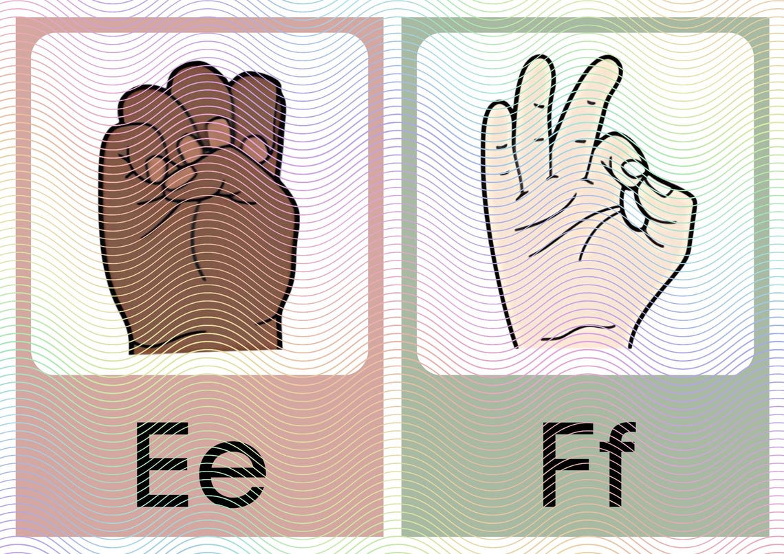 ASL Alphabet Flashcards | American Sign Language Printables | Classroom ...