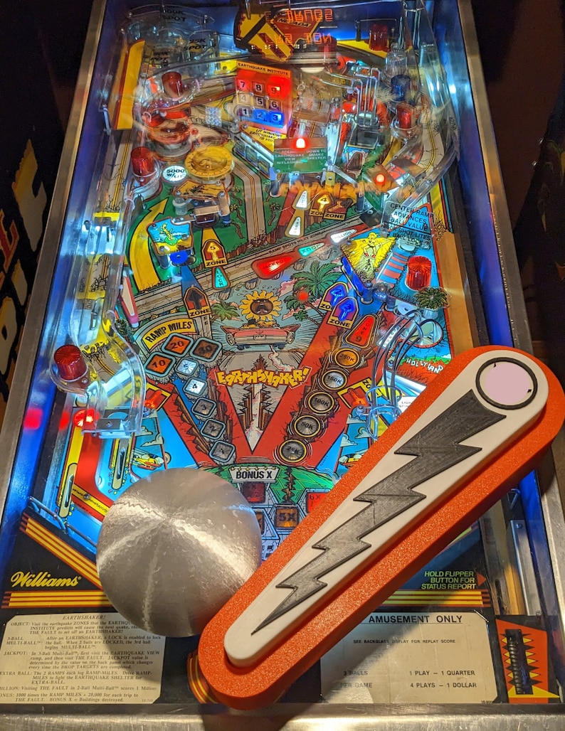 GIANT 15 Pinball Flippers With Ball Wall Mountable - Etsy