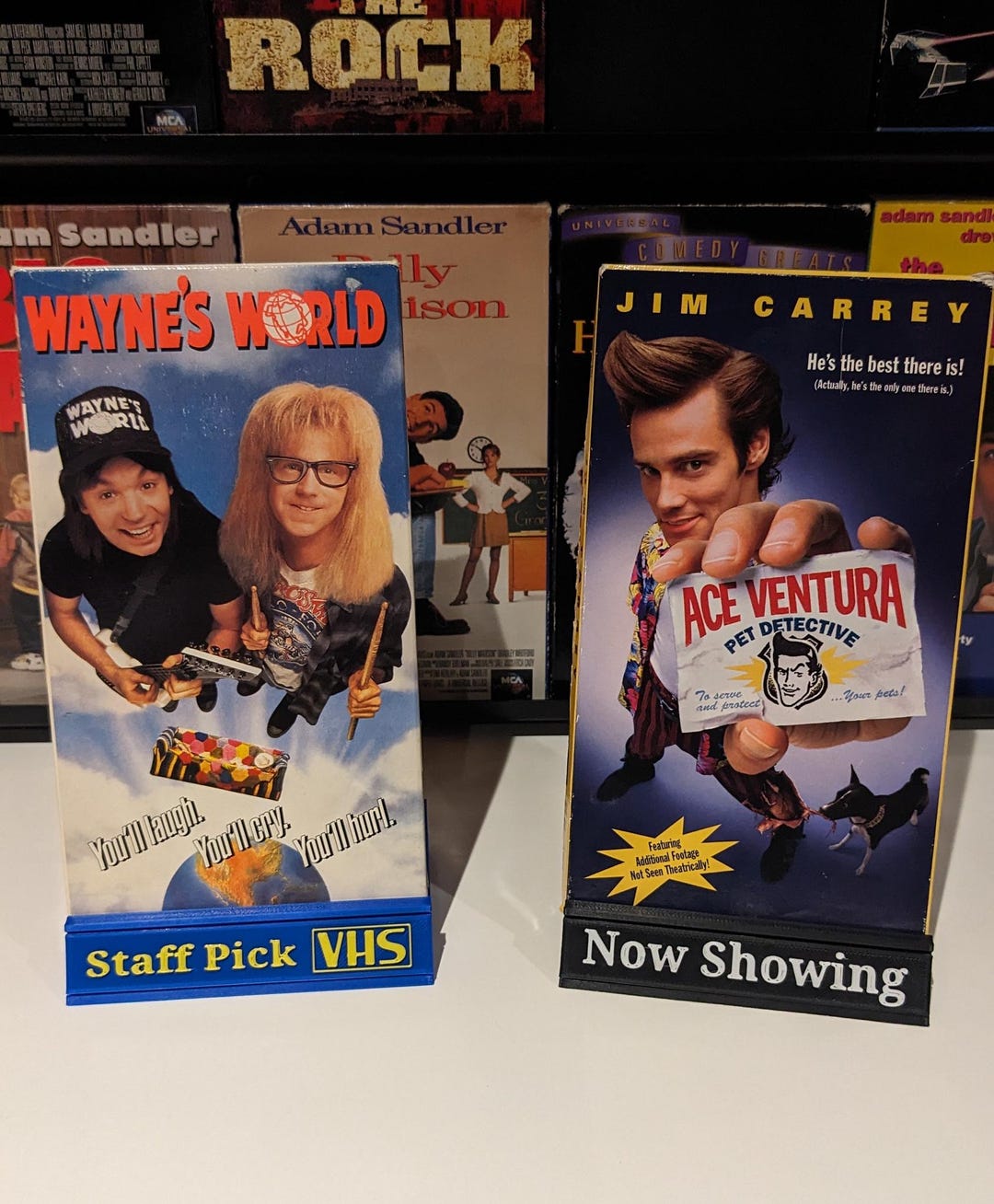 VHS Tape Display Stand. Compact and Stable Design for Standard and ...