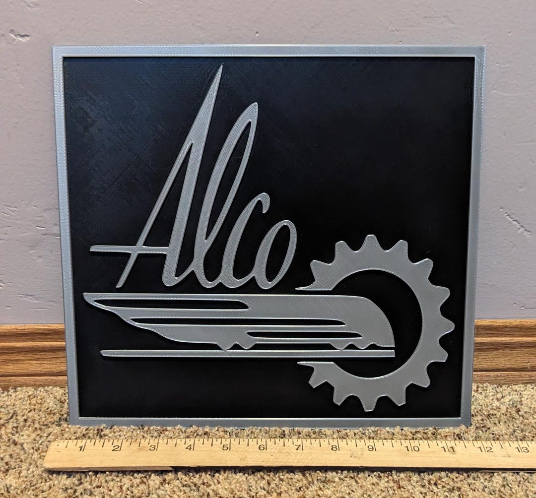 12" Alco Locomotive Railroad Sign - Etsy