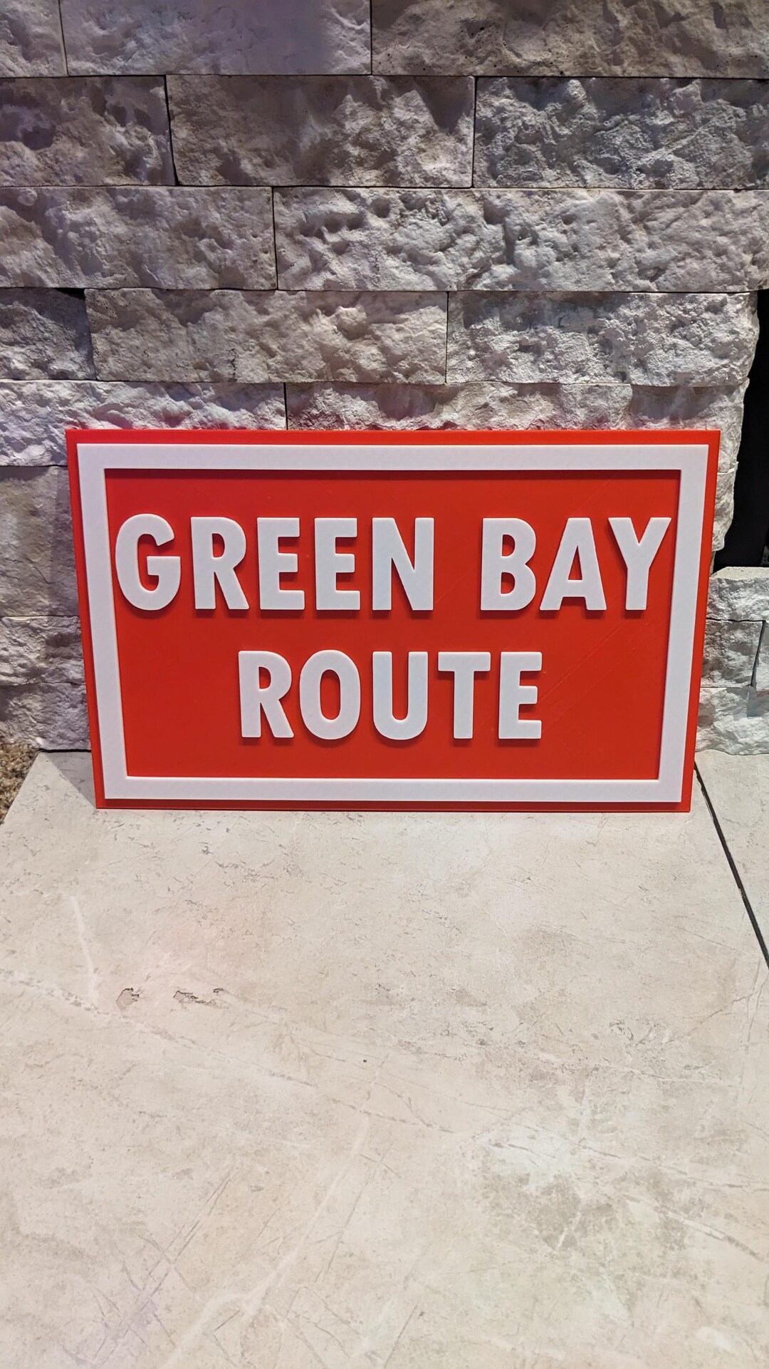 15" Green Bay & Western Railroad Sign - GBW - Green Bay Route - Etsy