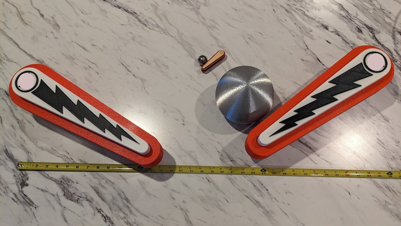 GIANT 15" Wall Mountable Pinball Flippers With Ball - Etsy