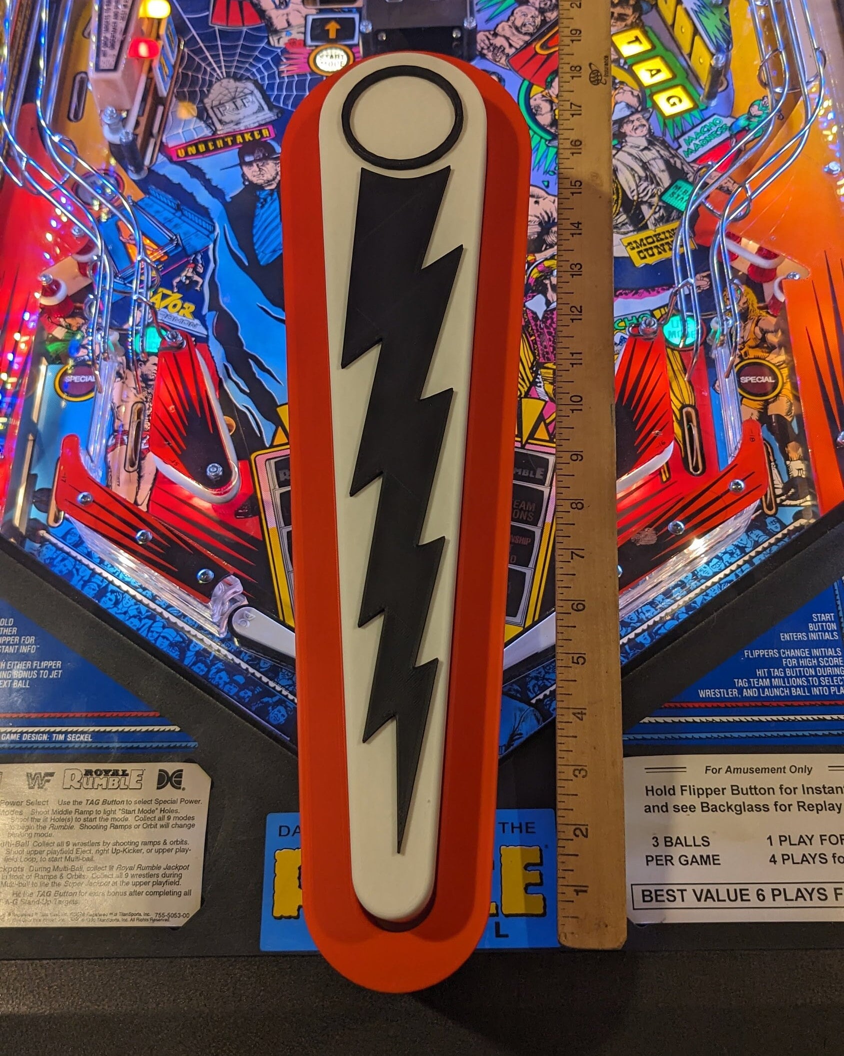 GIANT 15 Pinball Flipper Wall Mountable - Etsy