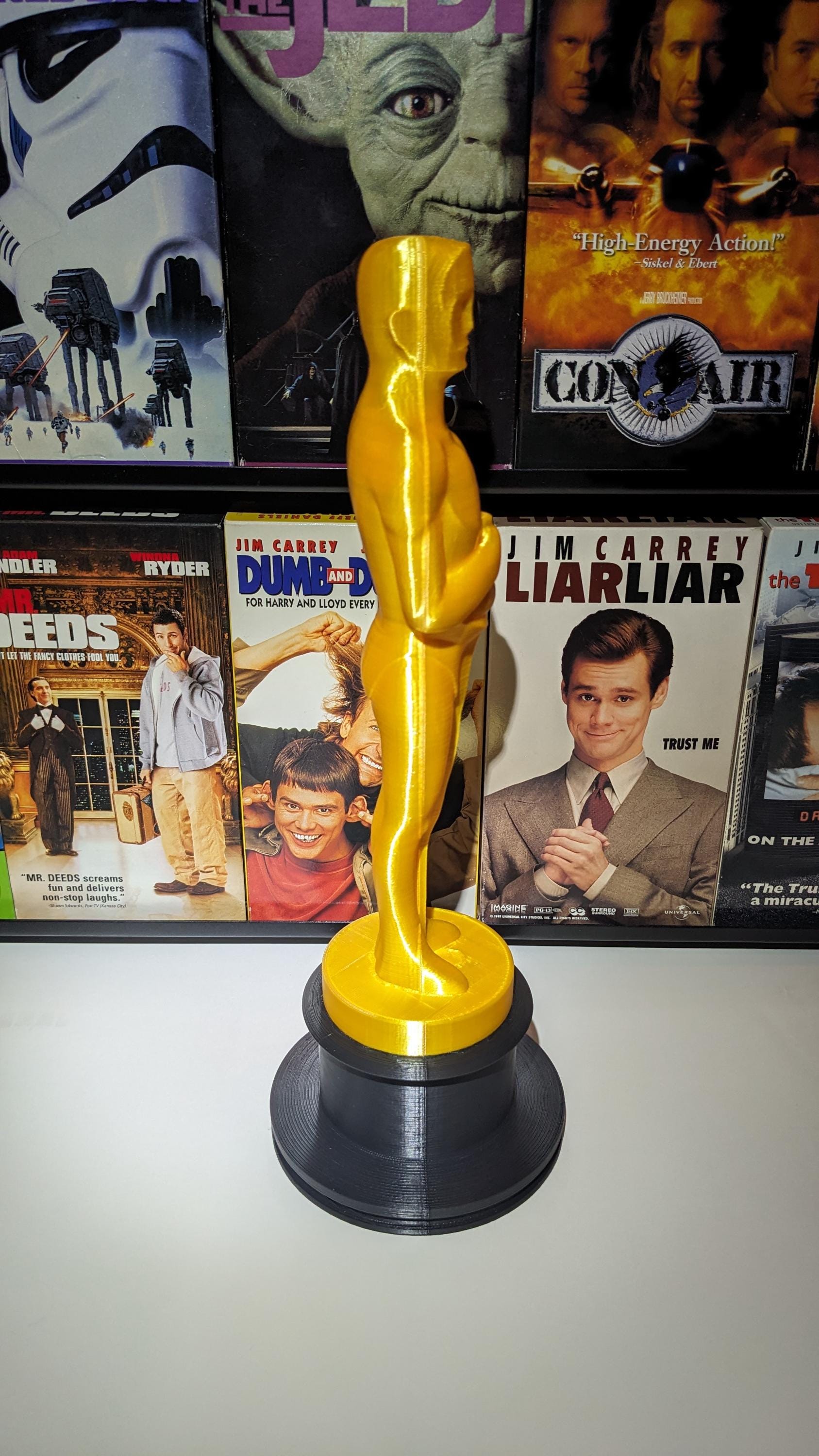 Oscar Award Statuette Trophy 12.75" Tall - Etsy