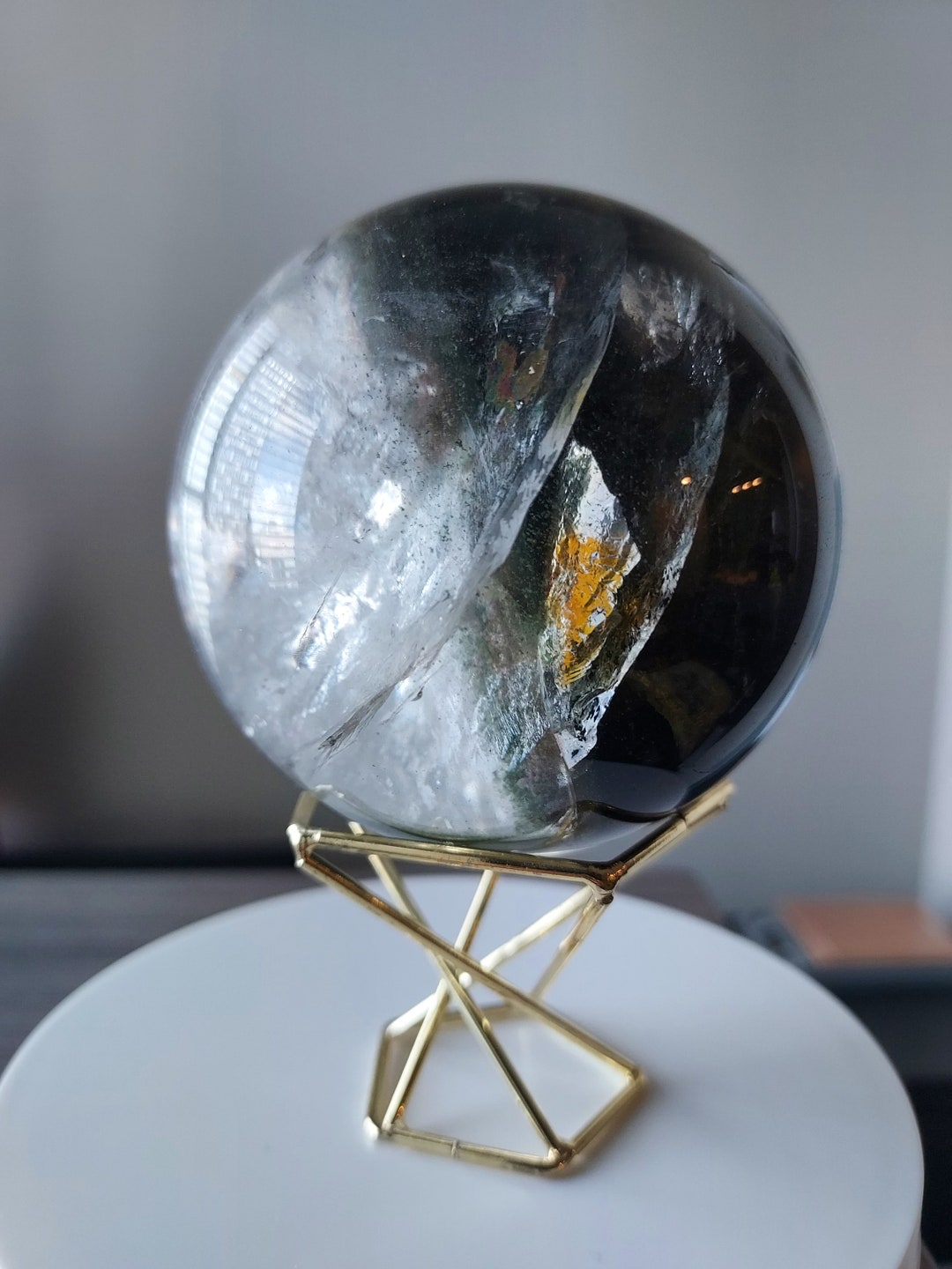 Large Garden Quartz Sphere - Etsy