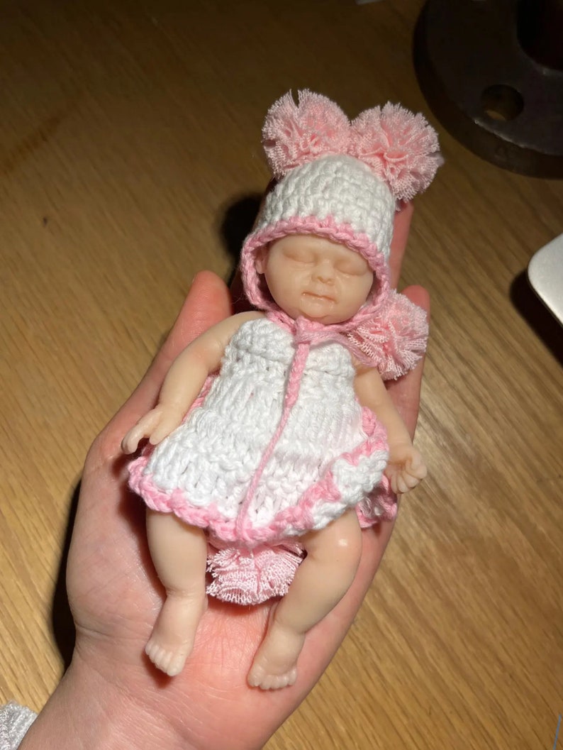 Miniature Silicone Baby Girl 5 Inch - Etsy