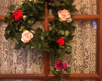 Green Ivy Wreath Welcome Wreath Spring Wreath Farmhouse Wreath Welcome ...