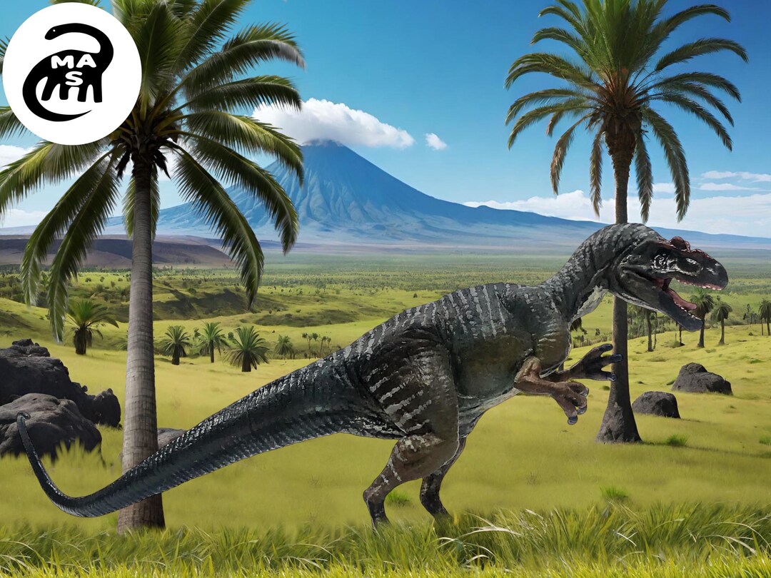 Re-released Repainted Allosaurus Umbrarex Safari Ltd - Etsy