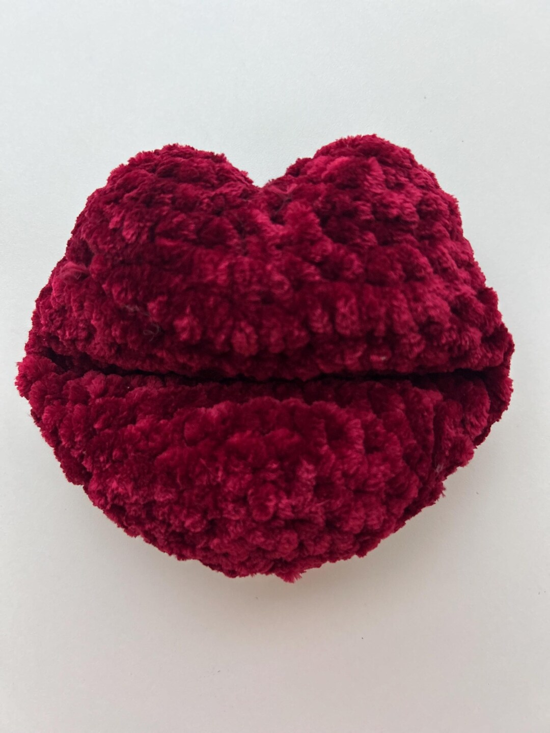 Valentine’s Day Crochet Lip Plushie - Etsy