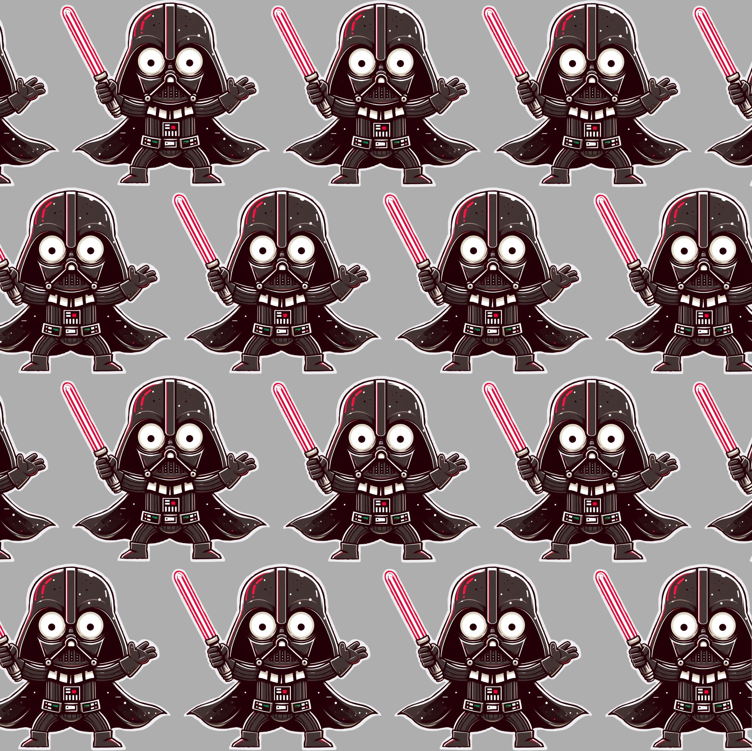 Darth Vader Sticker | Water Resistant | Matte Laminate - Etsy