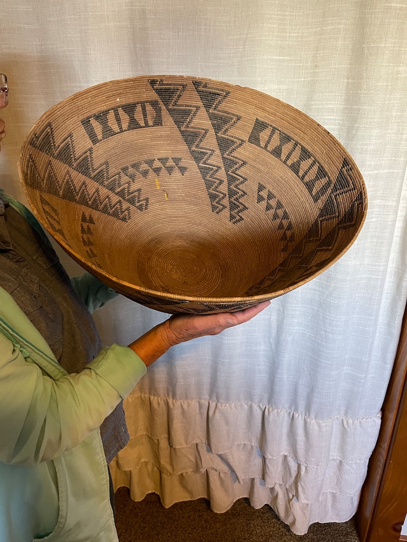 Authentic Vintage Mono Basket/bowl - Etsy