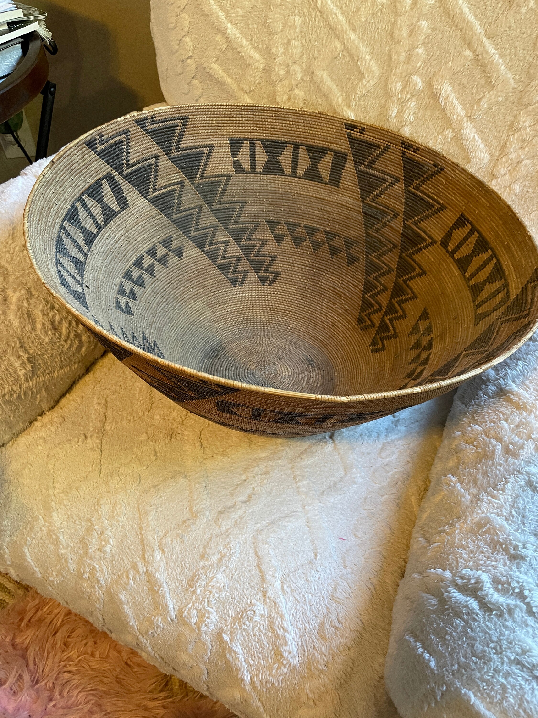 Authentic Vintage Mono Basket/bowl - Etsy