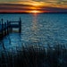 Causeway and Bridge to Manteo at Sunset From Roanoke Sound at Nags Head ...