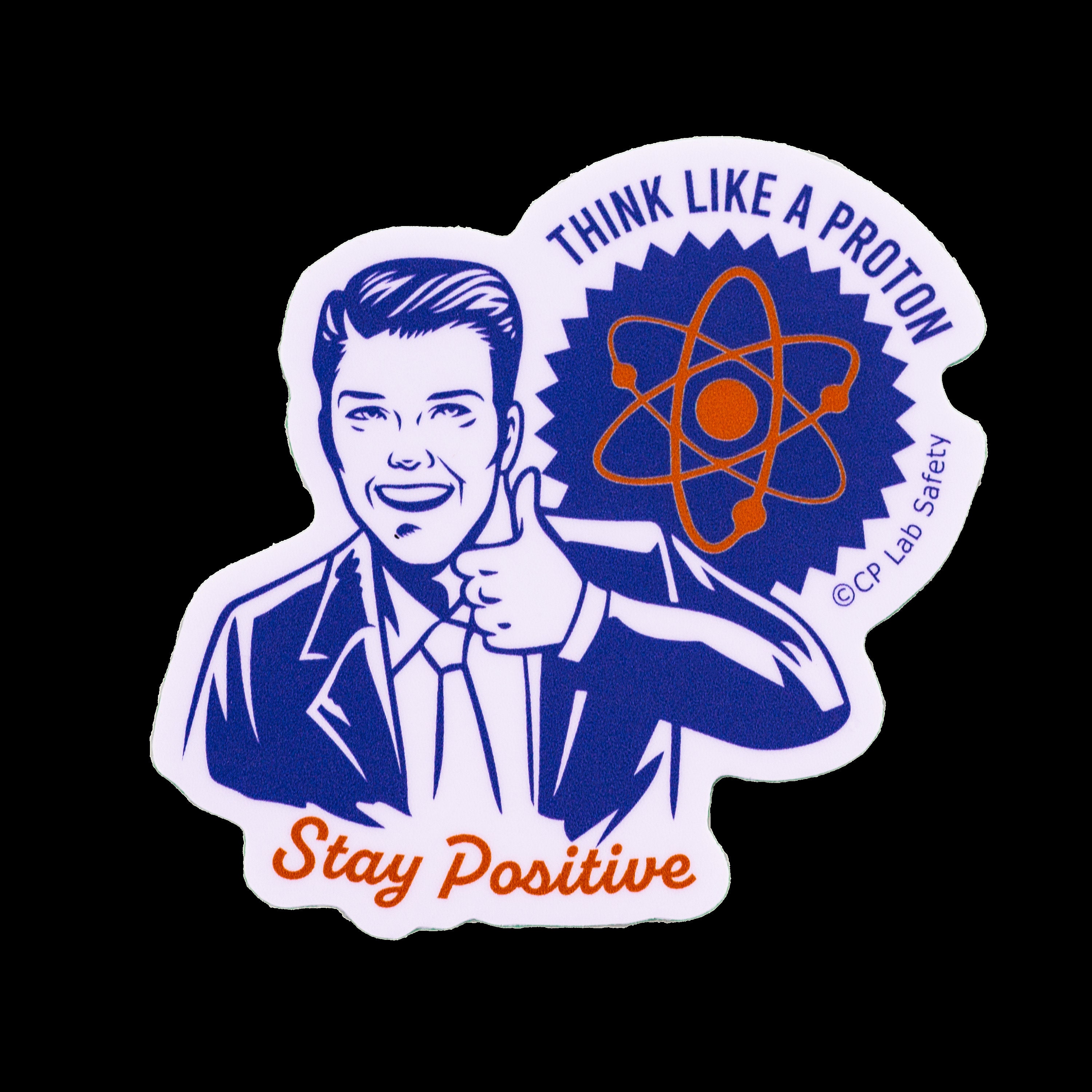 Funny Retro Proton Guy Sticker - Etsy