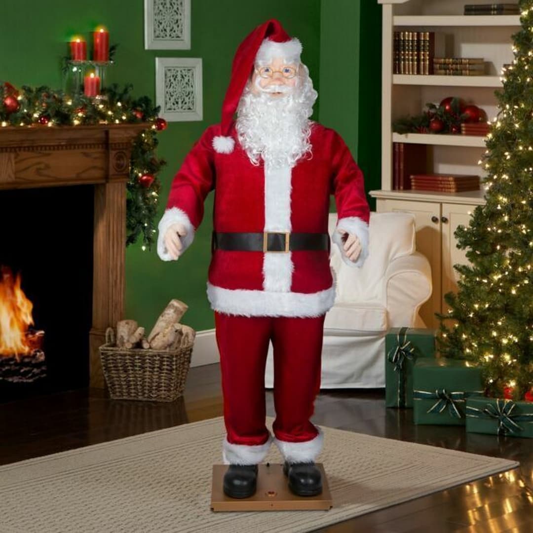 Life Sized Animated Dancing Santa Claus Christmas Décor 5.8 - Etsy