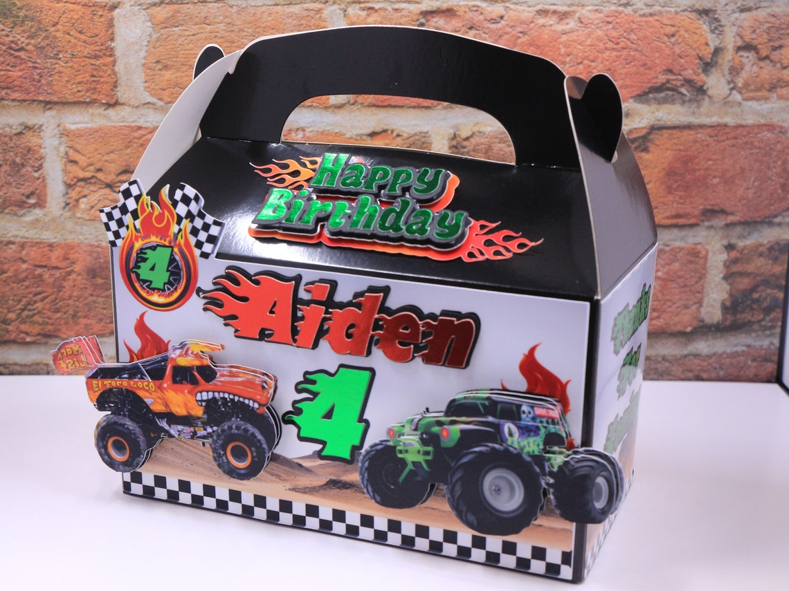 Monster Jam Gabble Boxes - Etsy