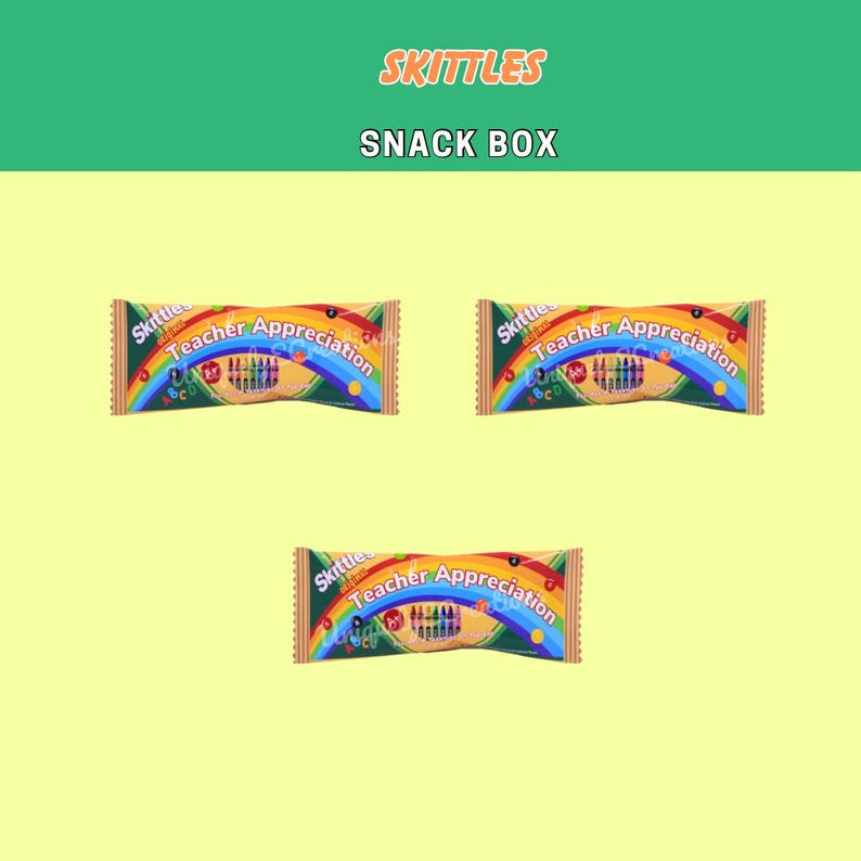 Crayola Crayon’s Teacher Snack Box - Etsy