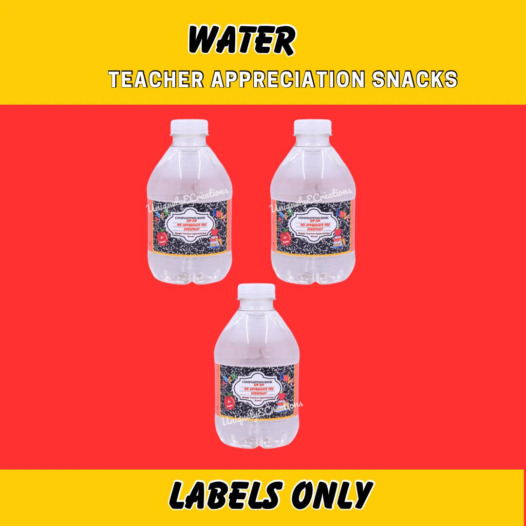 Composition Notebook Teacher Snack Box - Etsy