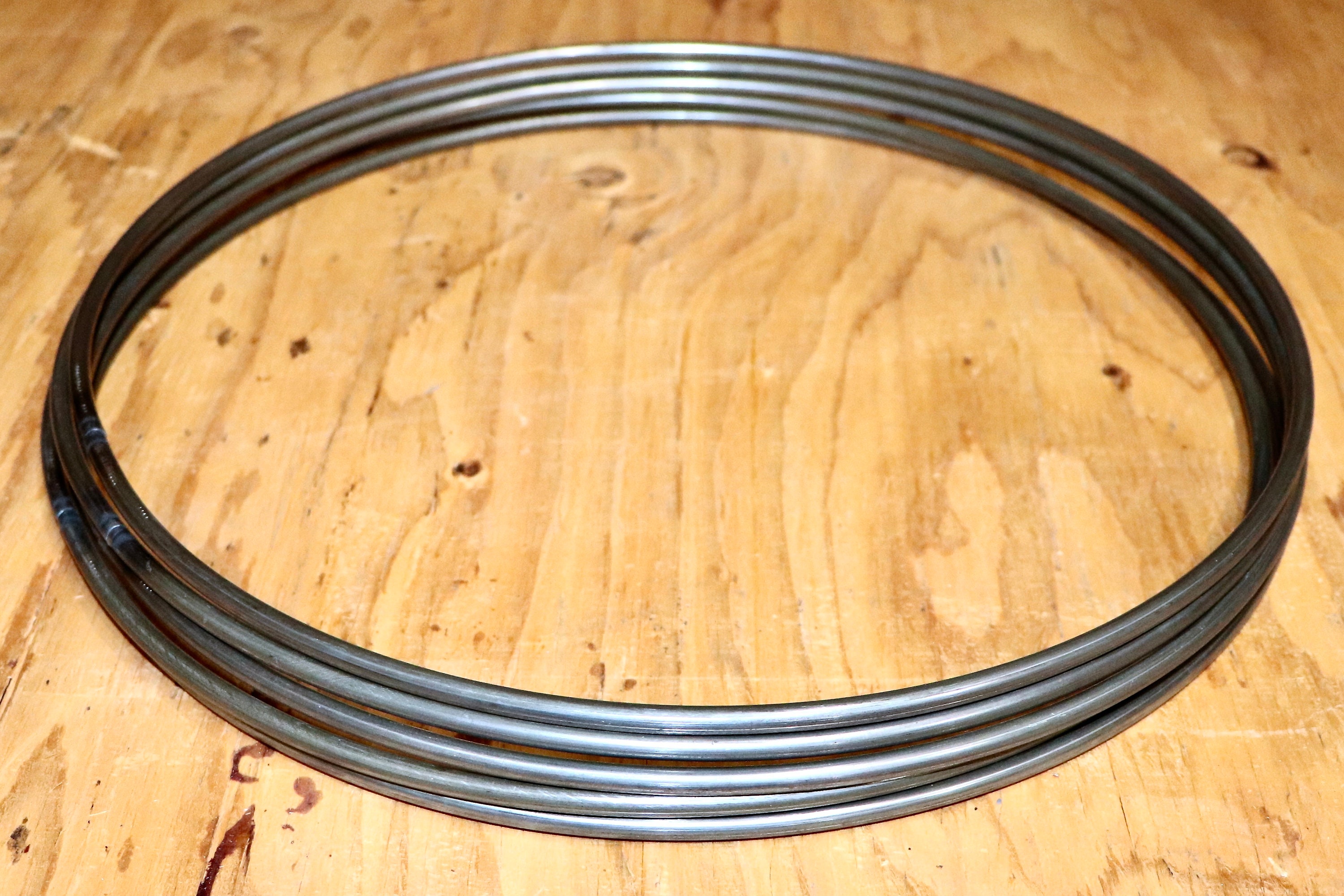 Metal/steel Craft Rings Hoops sold in Lots of 5 Rings for Macrame ...