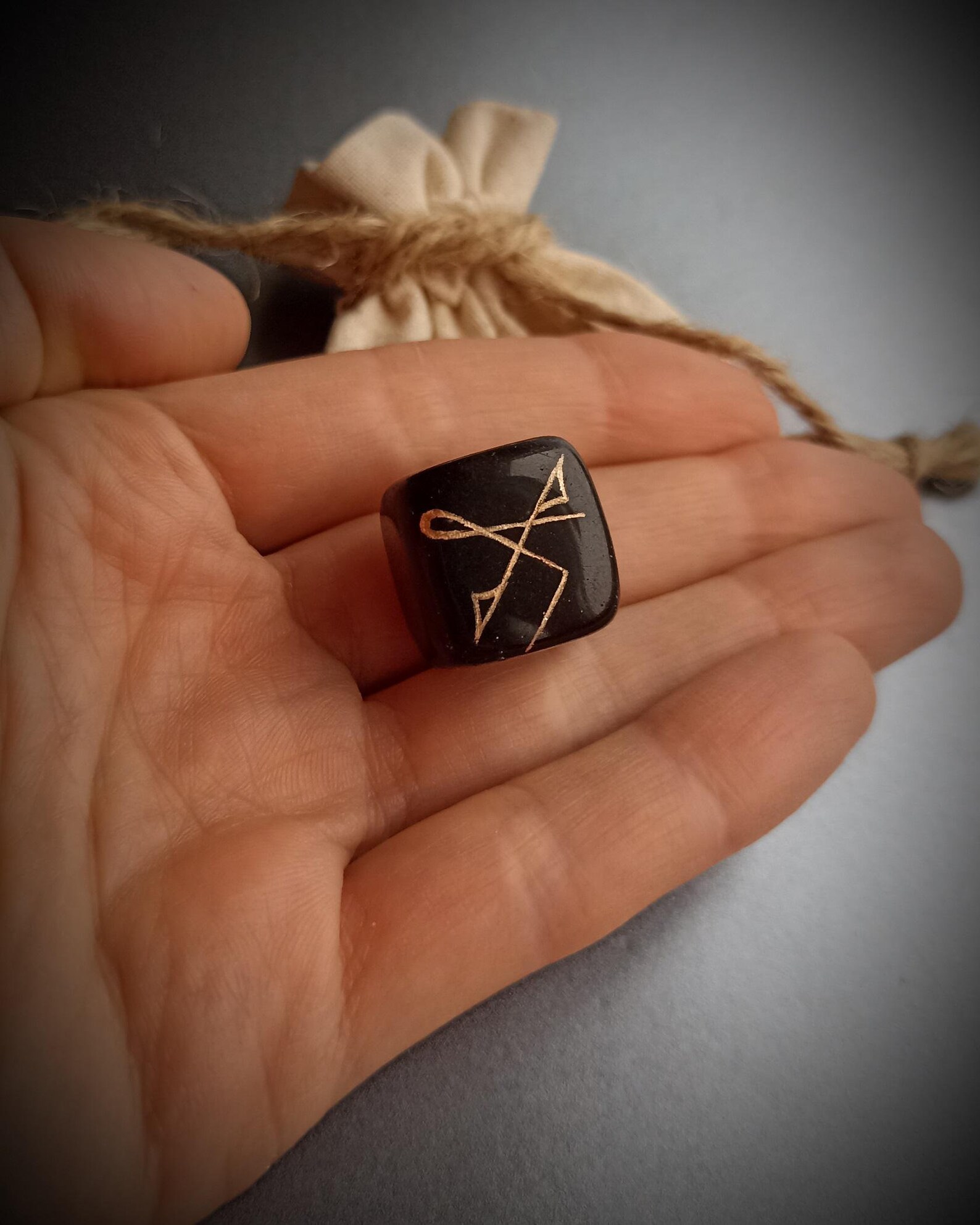 Protection From All Troubles Strong Amulet Obsidian Stone Talisman ...