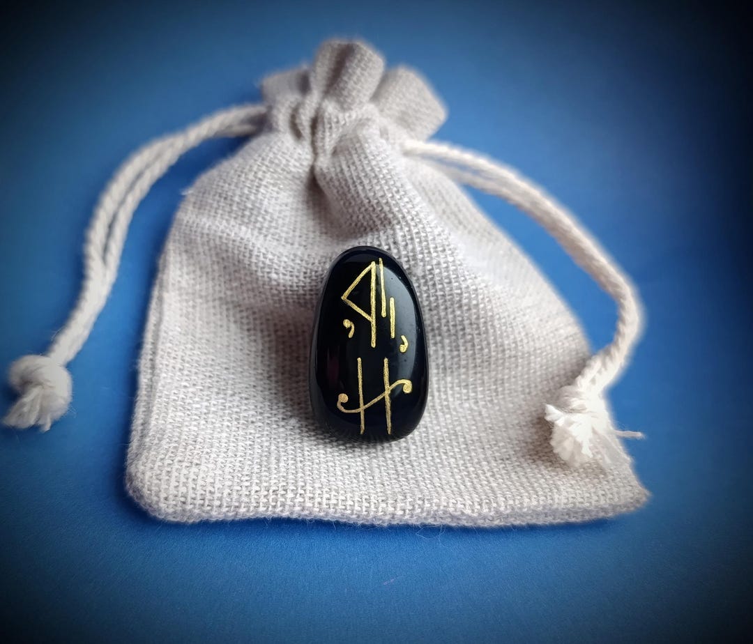 Talisman Stone Obsidian Relieve Mental Tension Calm Anxiety Overcome ...