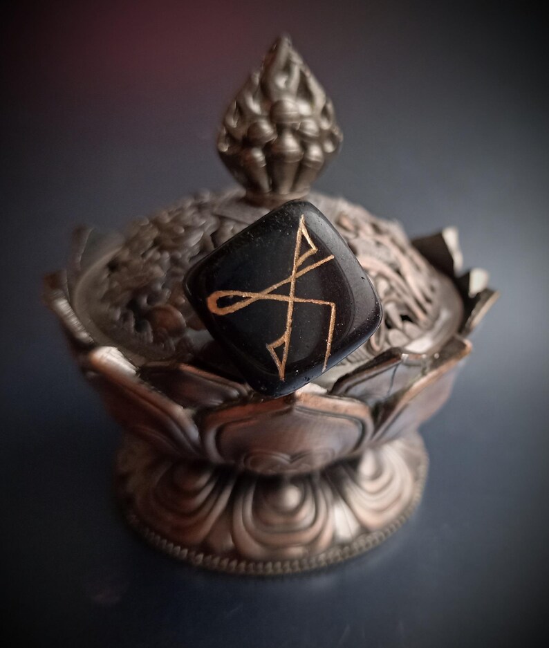 Protection From All Troubles Strong Amulet Obsidian Stone Talisman ...