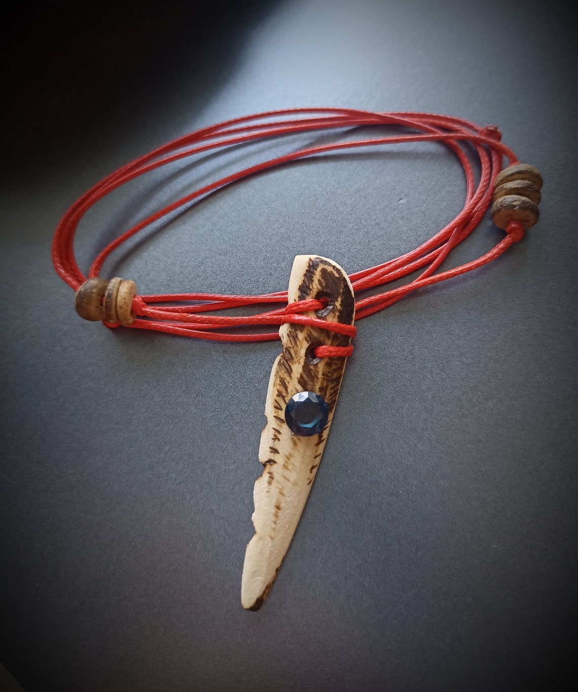 Talisman-pendant Attracting Love Energy Wooden Amulet Crystal Zircon ...