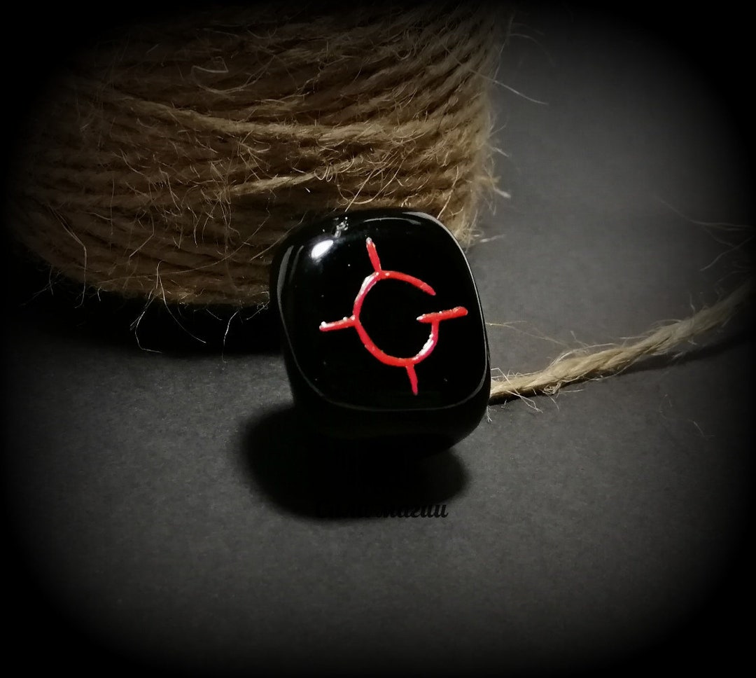 Obsidian Amulet strength Leader First Power Magic Talisman Luck ...