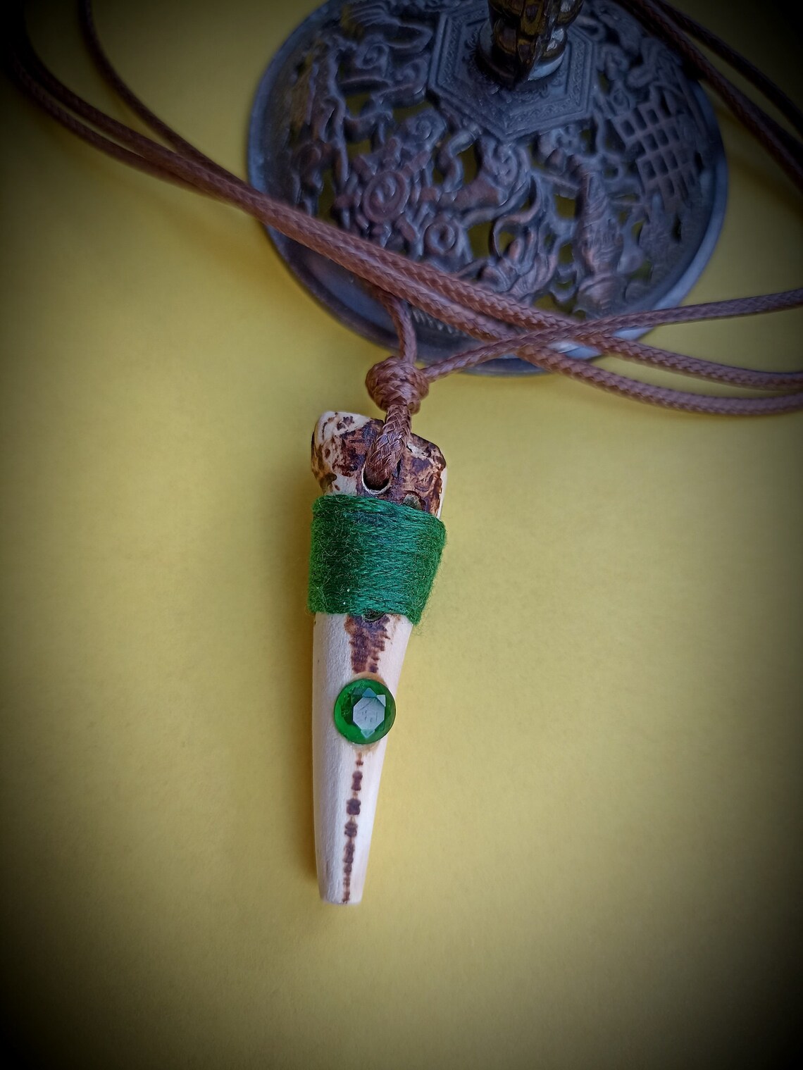 Talisman Money Attracting Wealth Abundance Magic Wooden Amulet Crystal ...