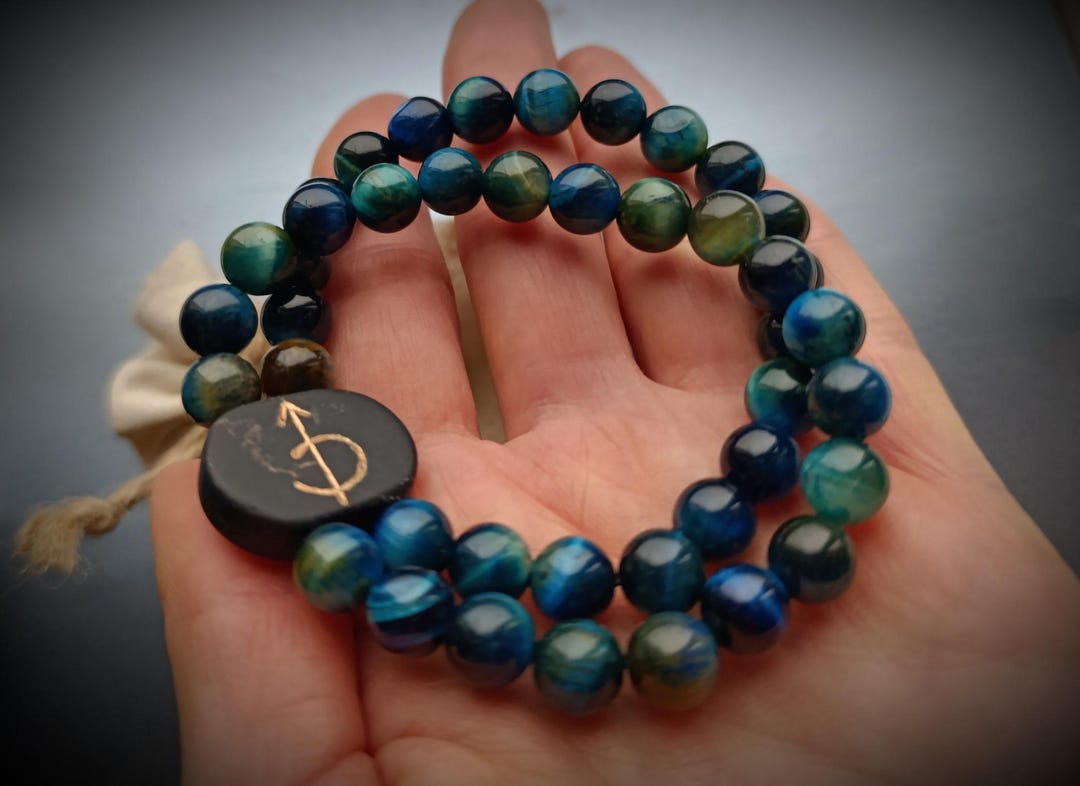 Magic Talisman Love Bracelet Soulmate Stone Jade Tiger's Eye Strong ...