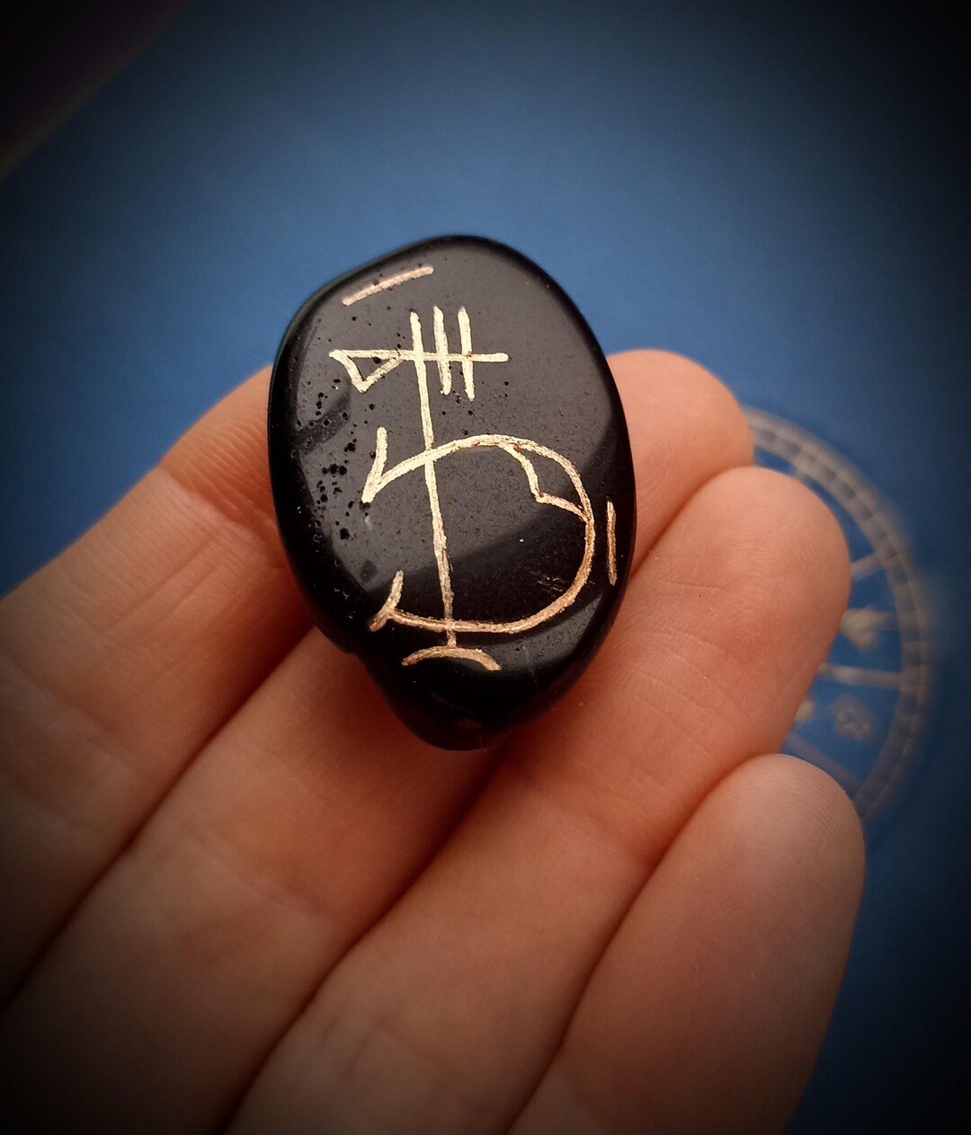 Attracting Wealth and Good Luck Obsidian Talisman Money Happiness Magic ...
