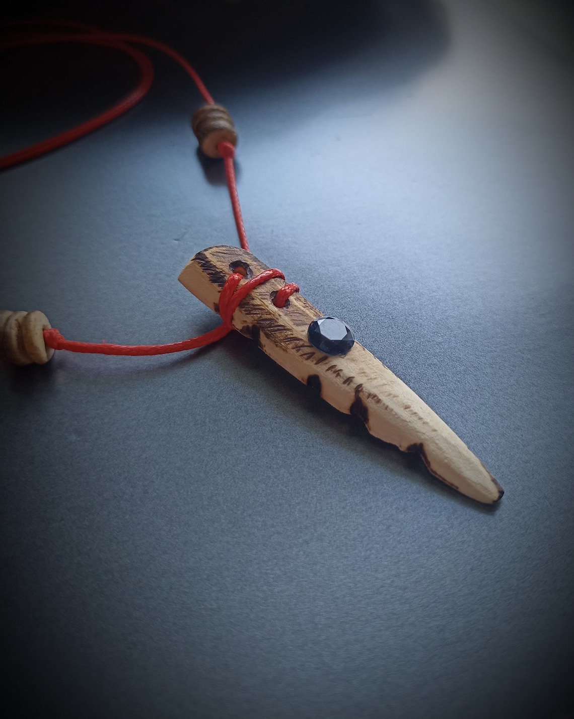 Talisman-pendant Attracting Love Energy Wooden Amulet Crystal Zircon ...