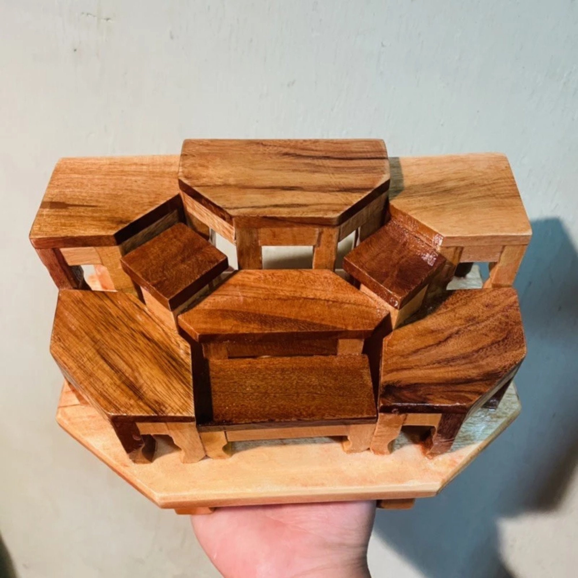 Handcrafted Wooden Mini Altar Table for Buddha Amulet Small - Etsy