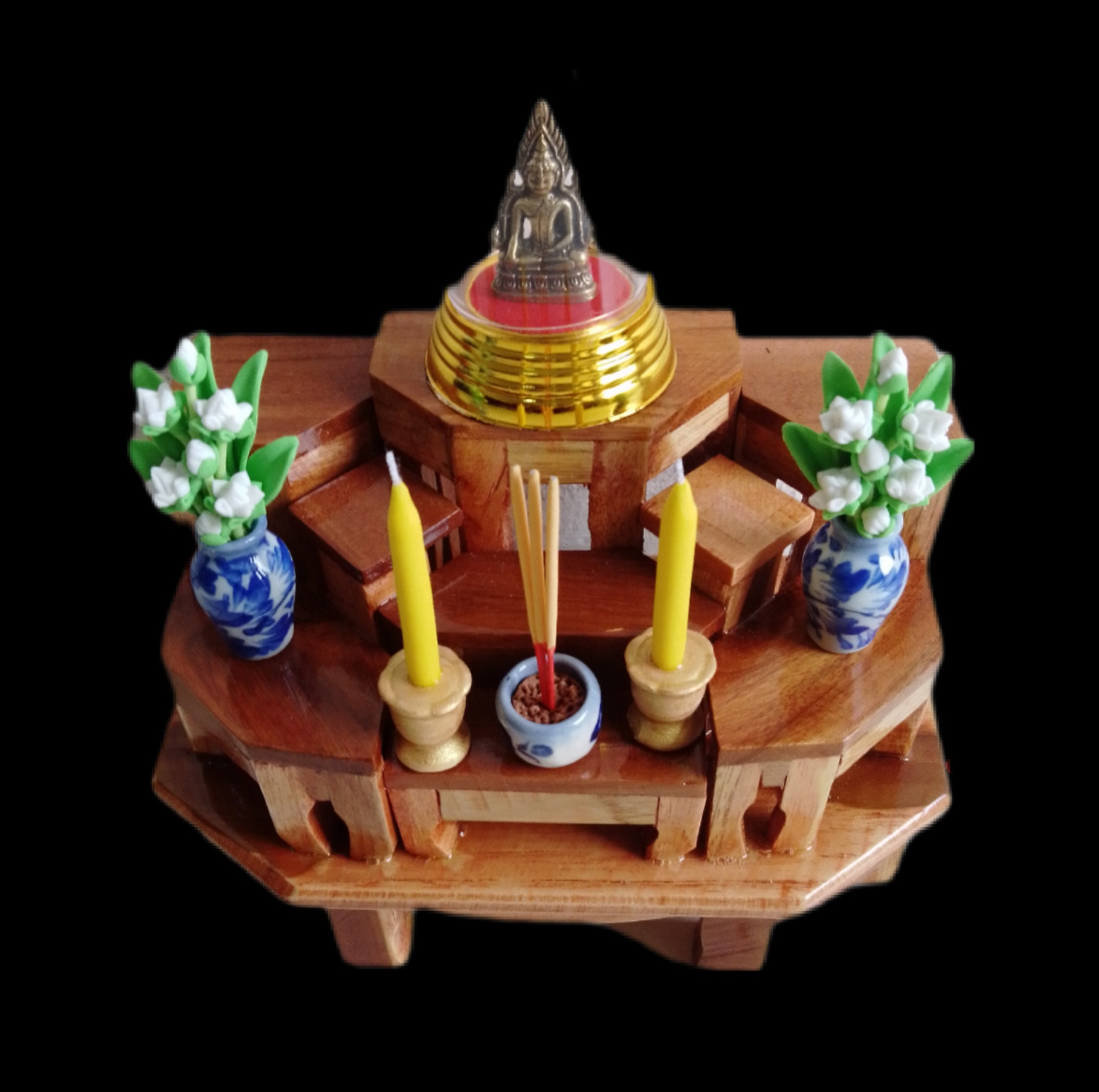 Handcrafted Wooden Mini Altar Table for Buddha Amulet Small - Etsy
