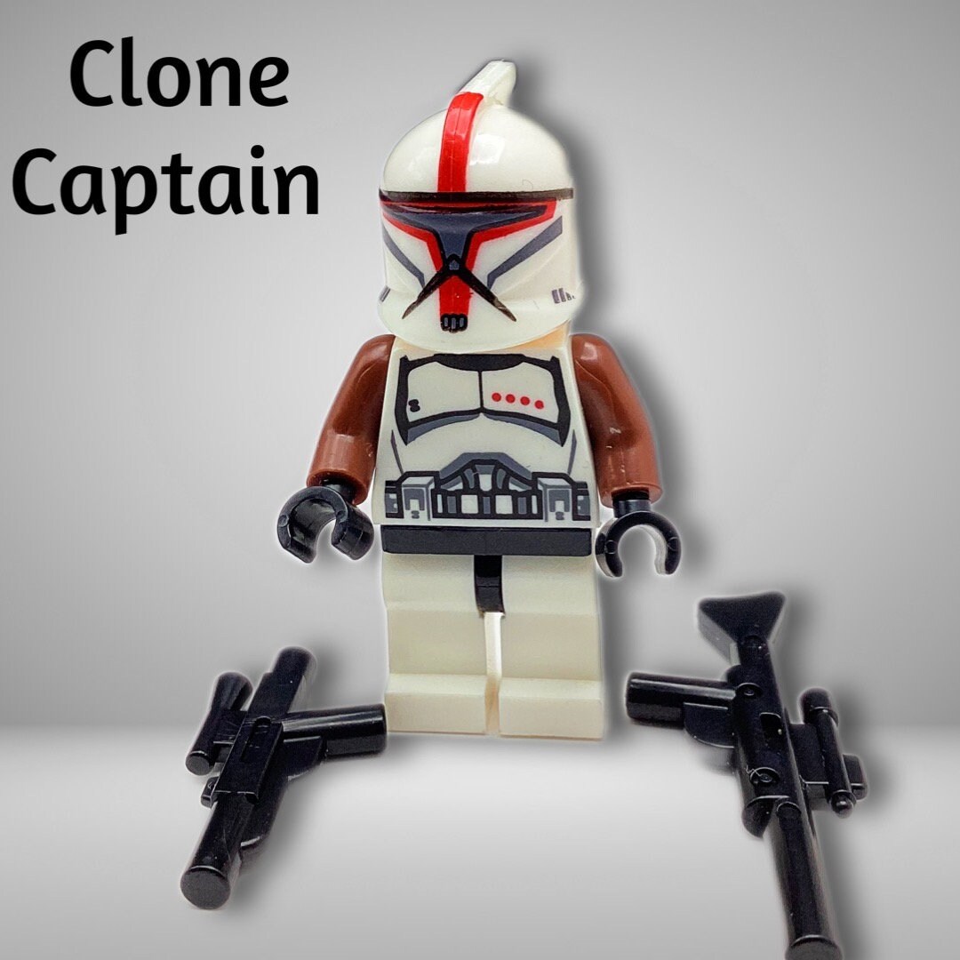 Clone Captain Star Wars Minifigure Clone Wars Phase One - Etsy