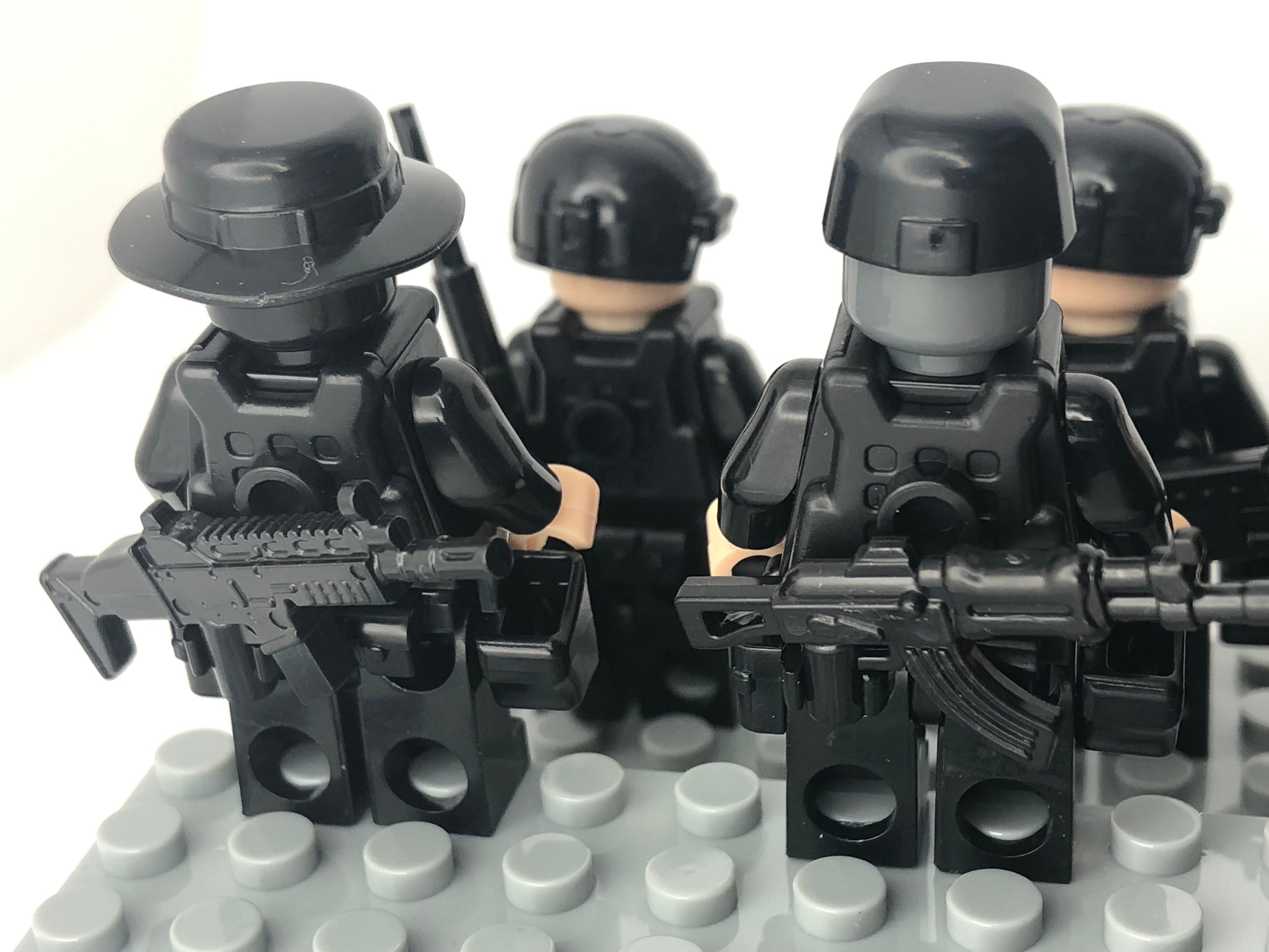 Swat Minifigure Pack Minifigure Lot Police Forces Swat Minifigures - Etsy