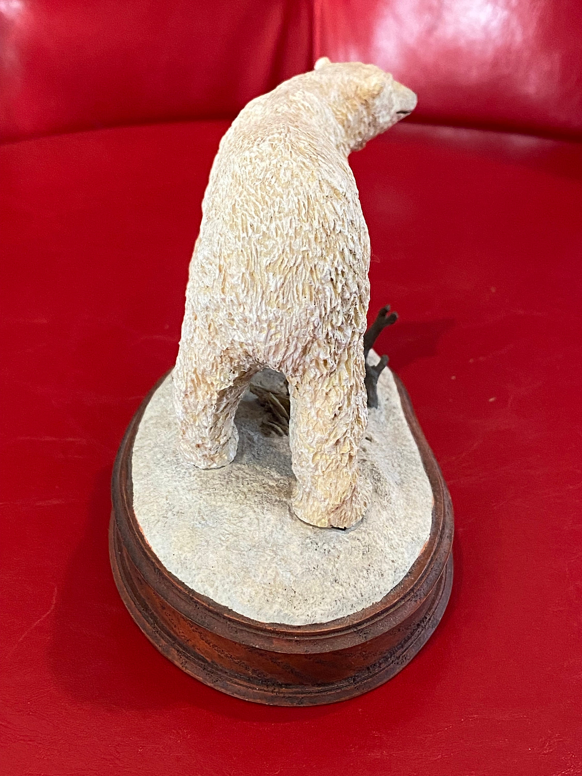The Polar Bear Collectible Resin Figurine by Franklin Milt - Etsy