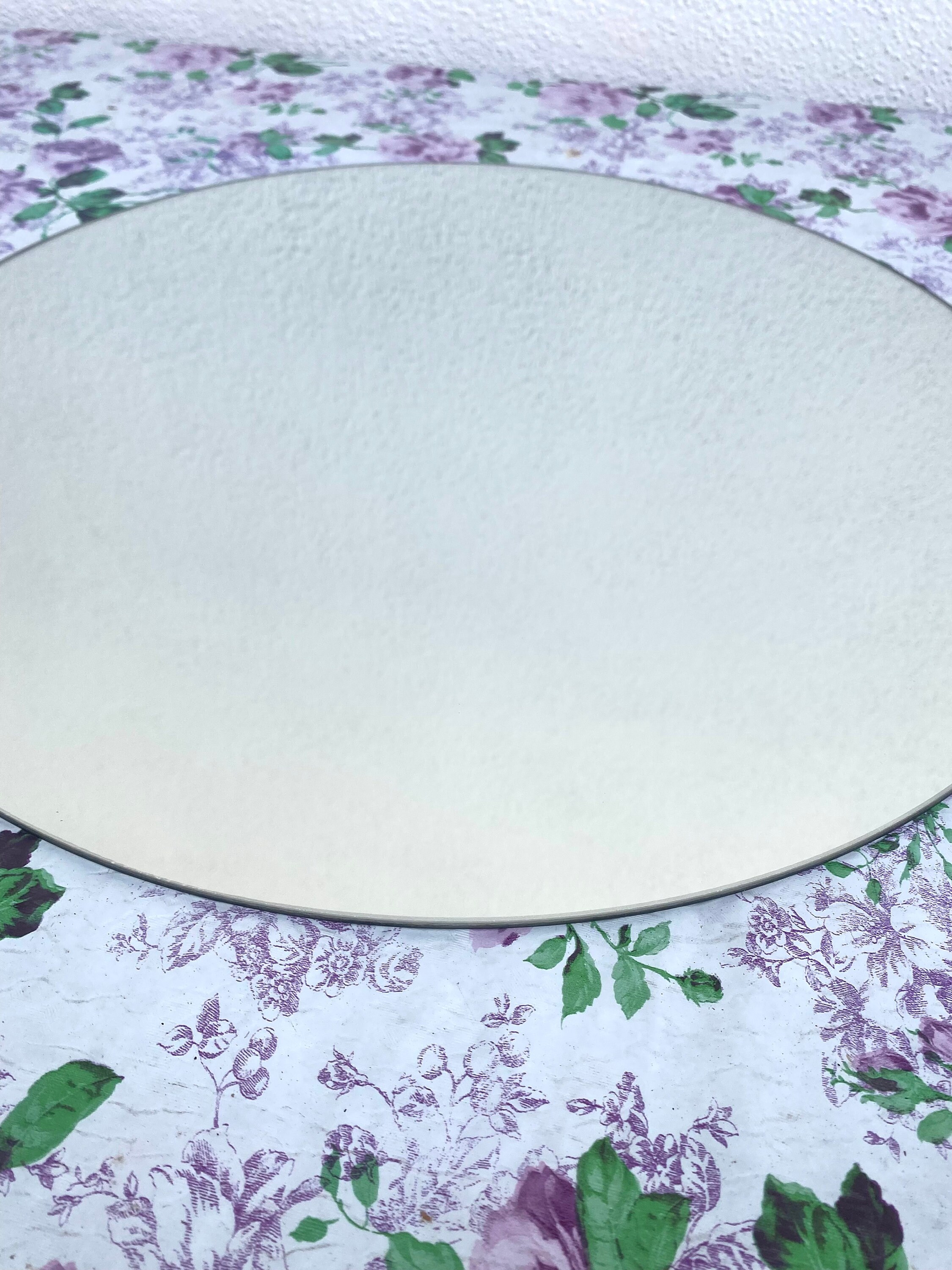 Round Glass Centerpiece Table Mirror 18'' - Etsy
