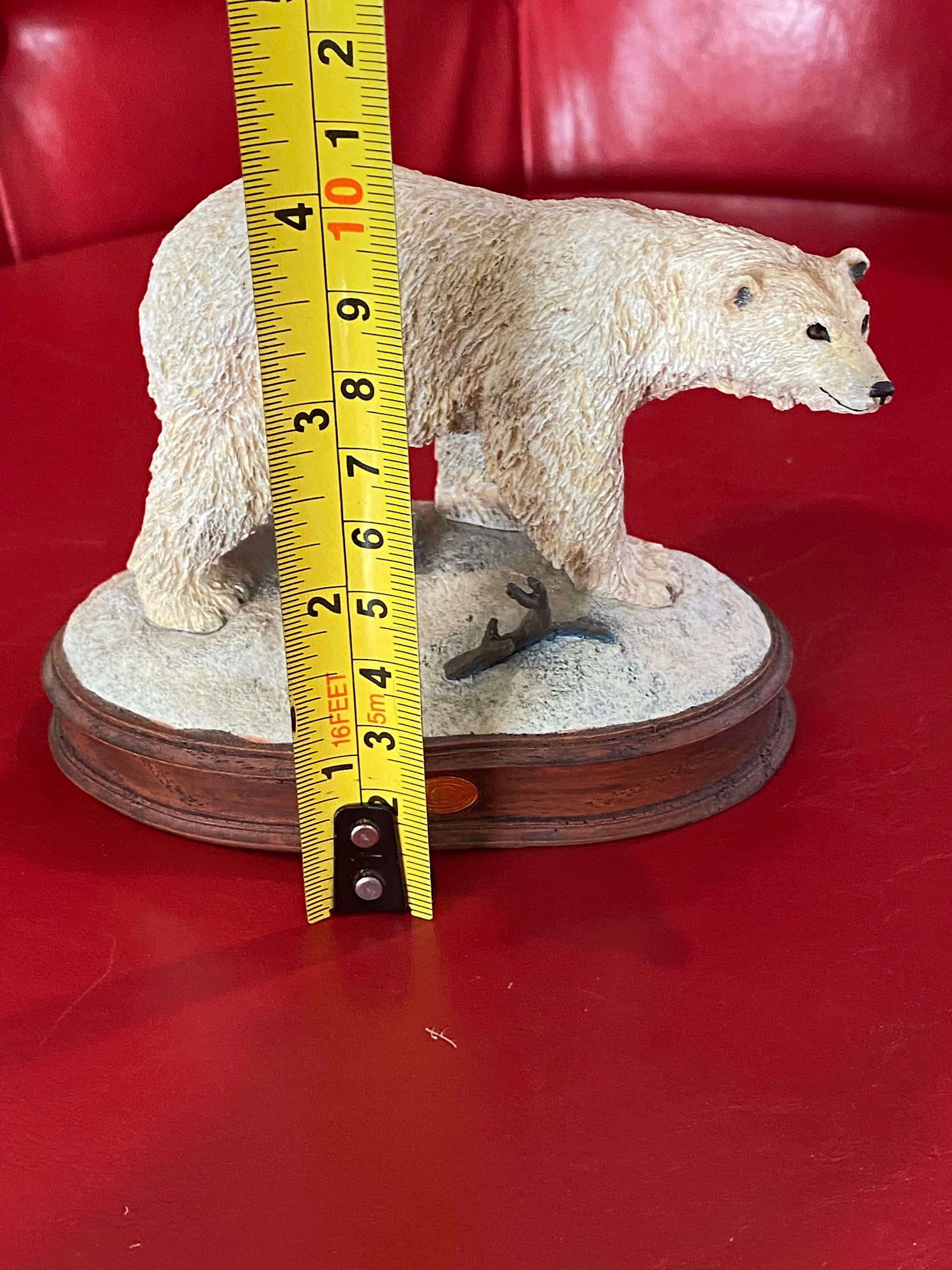 The Polar Bear Collectible Resin Figurine by Franklin Milt - Etsy