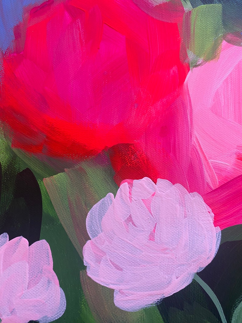 Original Painting “COTTAGE GARDEN” by Joy Linscott Handpainted on ...