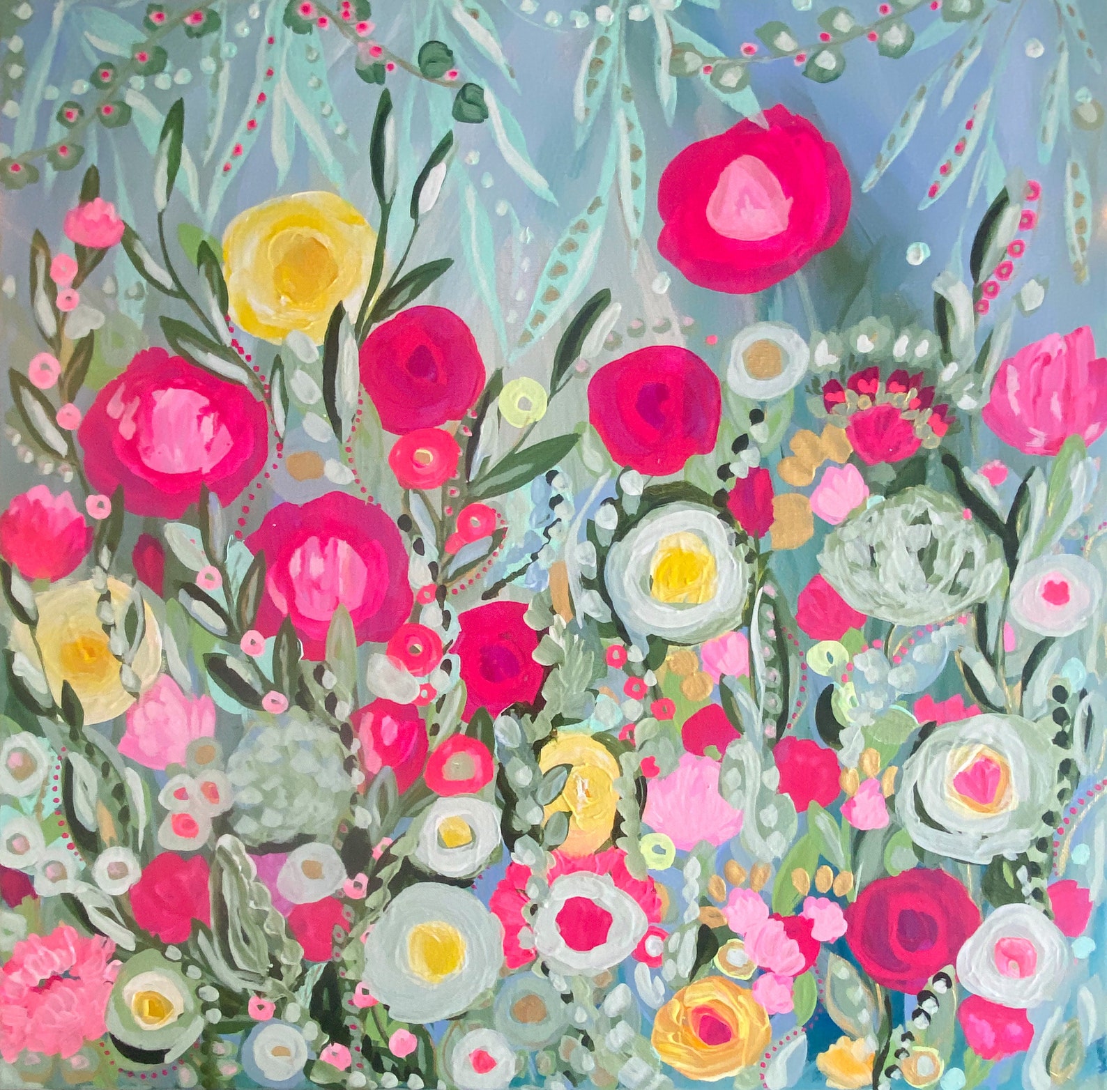 Original Painting “CANDY NECKLACE” by Joy Linscott Handpainted on ...