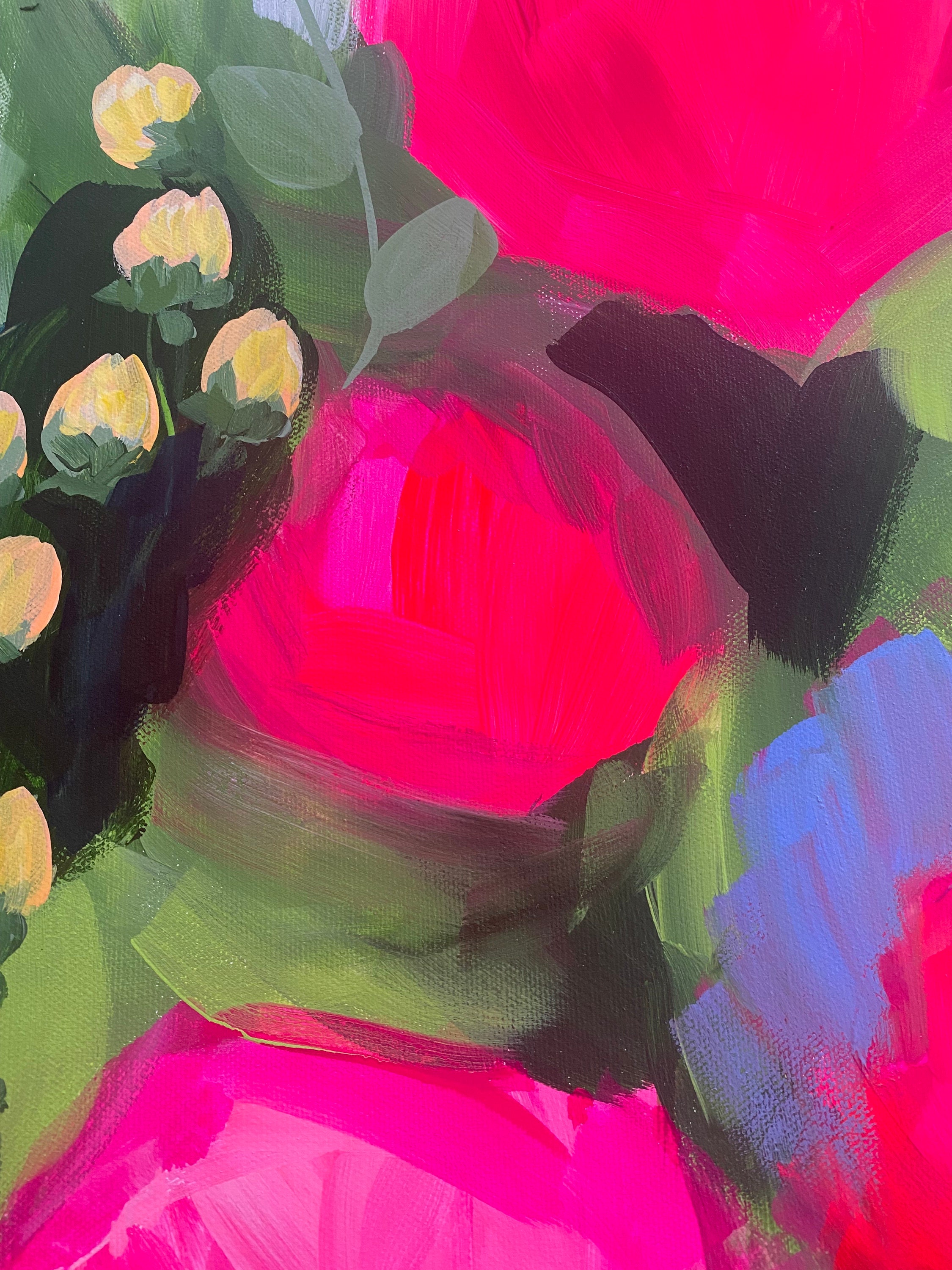 Original Painting “COTTAGE GARDEN” by Joy Linscott Handpainted on ...