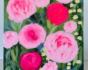 Original Painting CANDY NECKLACE by Joy Linscott Handpainted on ...